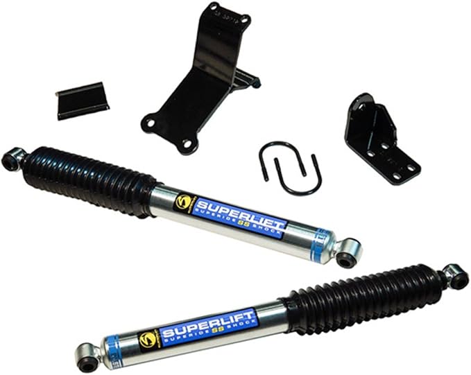 RealTruck SUPERLIFT SUSPENSION High Clearance Dual Steering Stabilizer ...