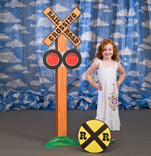 Buy Railroad Crossing Standee Train Standee Standup Photo Op Prop ...
