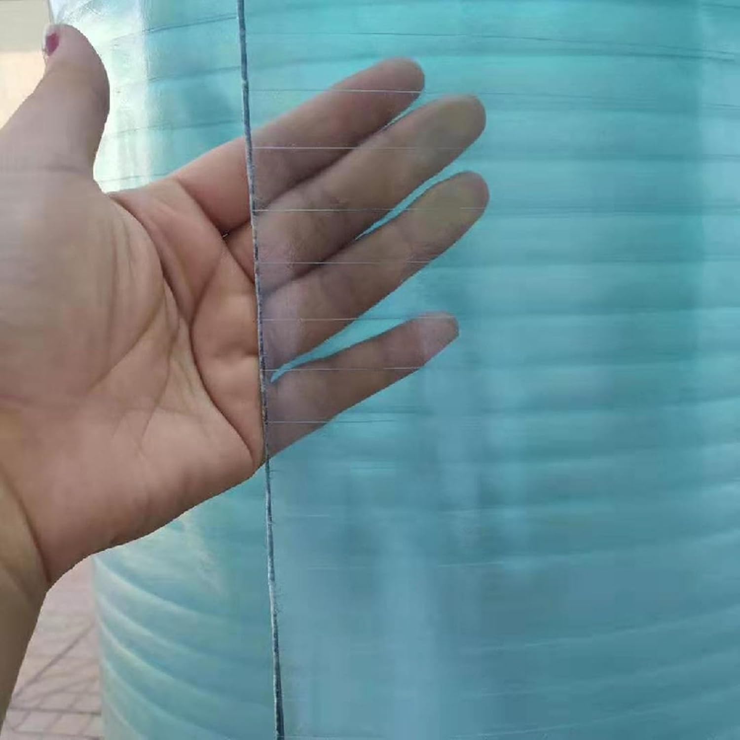 Amazon.com: Polycarbonate Roofing Sheet, 0.8mm Clear Roof Panels ...