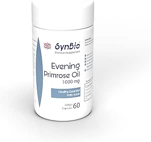 SynBio Premium - Evening Primrose Oil 1000mg Capsules | Cold Pressed ...