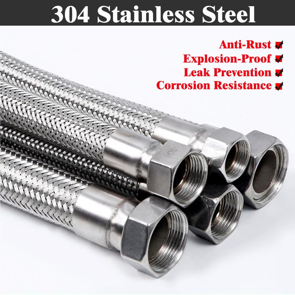 SHOOSHINE 20" Compressor Jumper Hose 3/4" NPT, Air Compressor Hose of ...