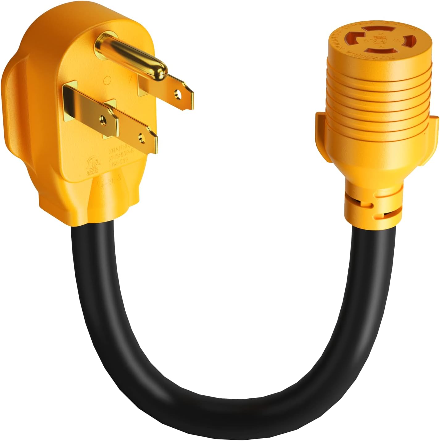 NEMA 14-50P to L14-30R Generator Transfer Switch Adapter, 4-Prong ...