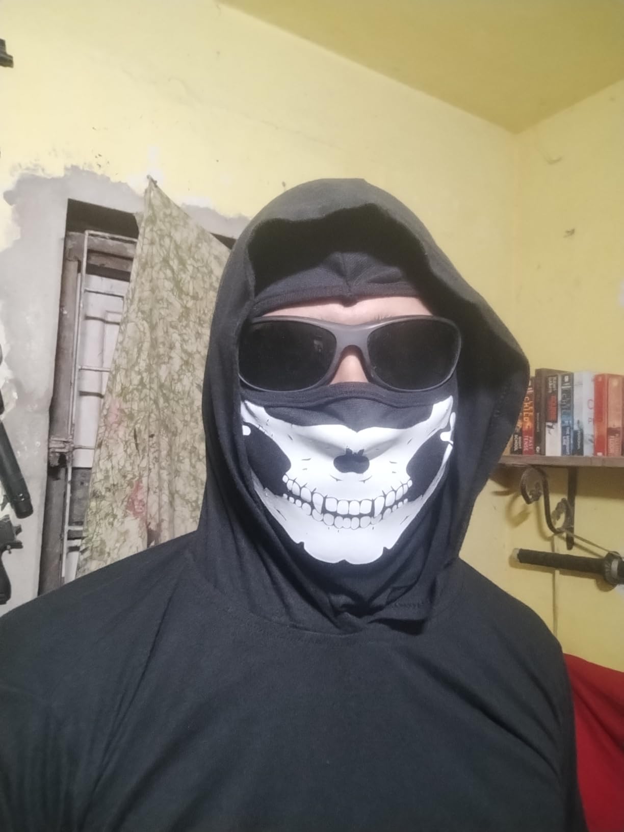 WTACTFUL 3D Scary Skull Skeleton Masks Scary Balaclava Ghost Headwear ...