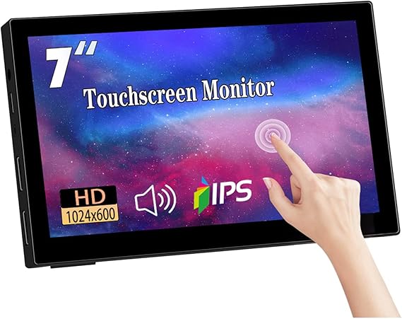Amazon.com: 7 Inch Touchscreen Portable Monitor HD Small Monitor for ...