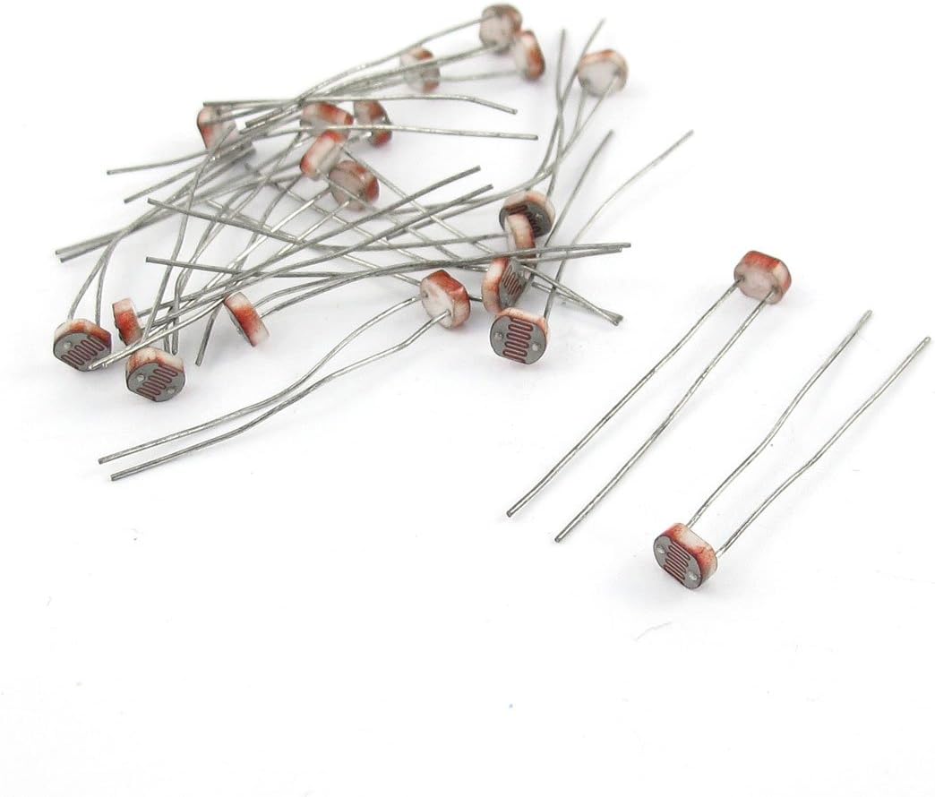 Amazon.com: EDMER 20 Pcs Fixed Resistors 50-100K ohm Photoresistor ...