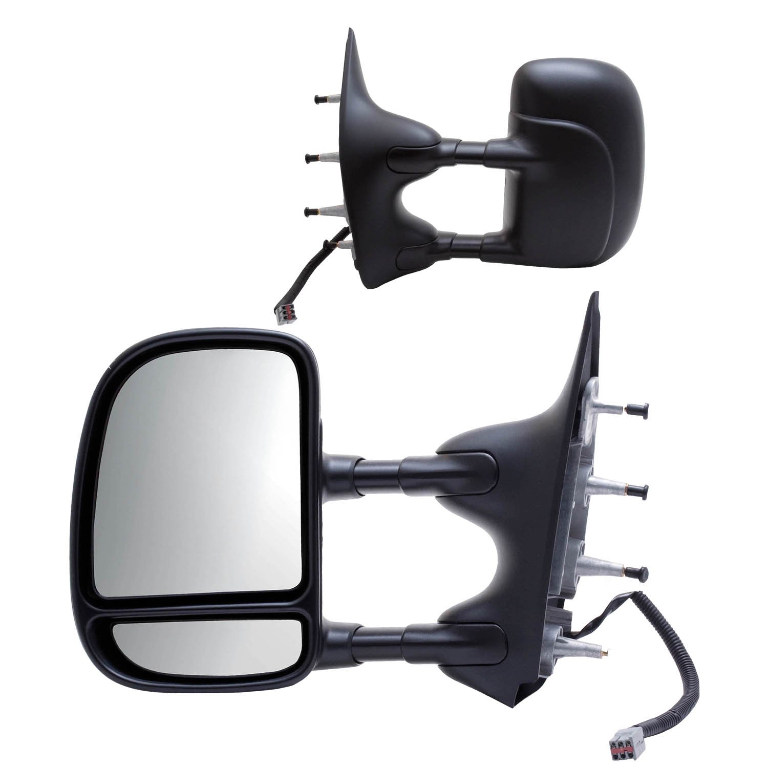 Amazon.com: Fit System Towing Mirror Pair for Ford Econoline Van ...
