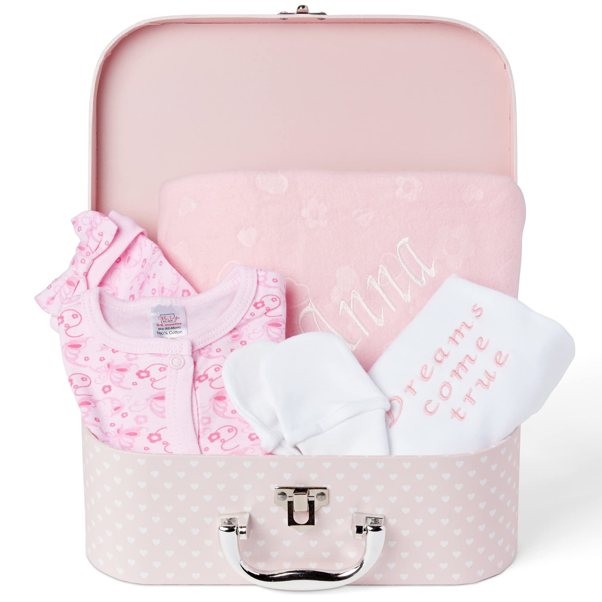 Personalised Baby Girl Gifts - Baby Hamper, New Born Baby Gifts Girl ...