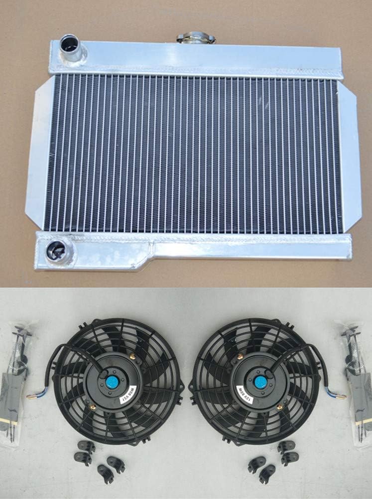 Amazon.com: 3 ROW Aluminum radiator & fans for ROVER MG/MGB-GT MT NIB ...