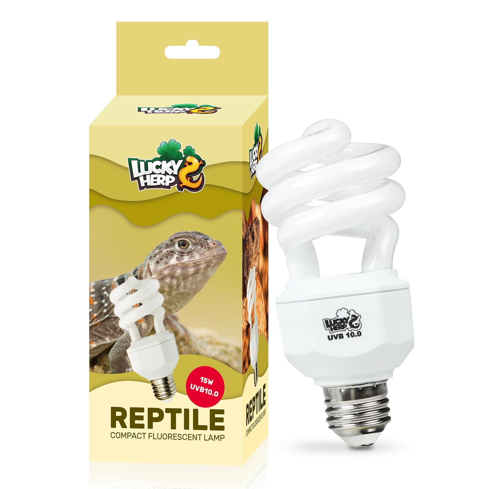 Snapklik.com : Lucky HERP UVA UVB Reptile Light 10.0, Desert UVB 150 ...