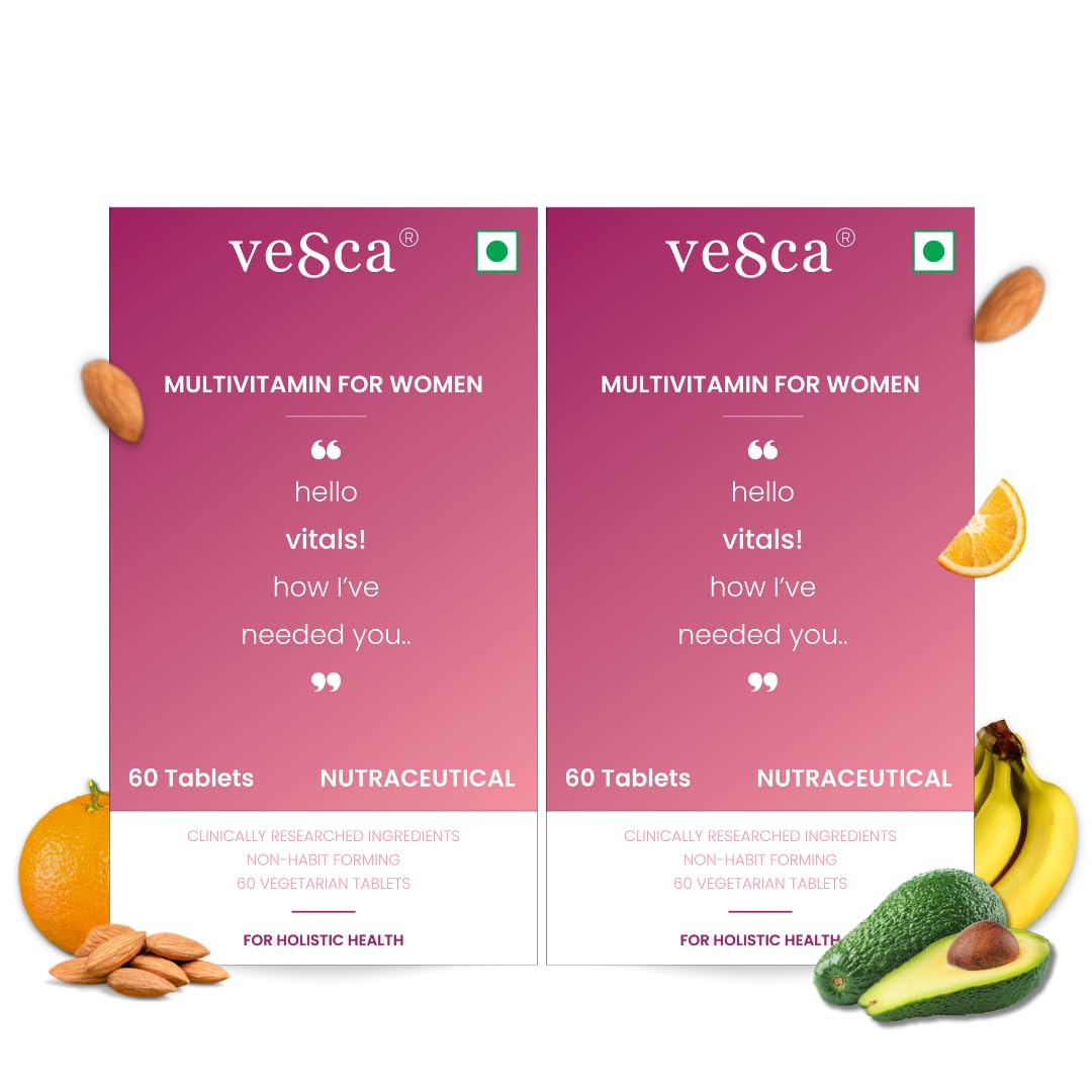 Vesca Multivitamin for Women With Vitamin B and A For Immunity Booster ...