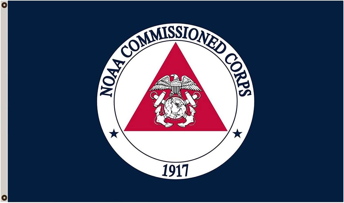 Amazon.com : Fyon NOAA Commissioned Officer Corps Flag NOAA ...
