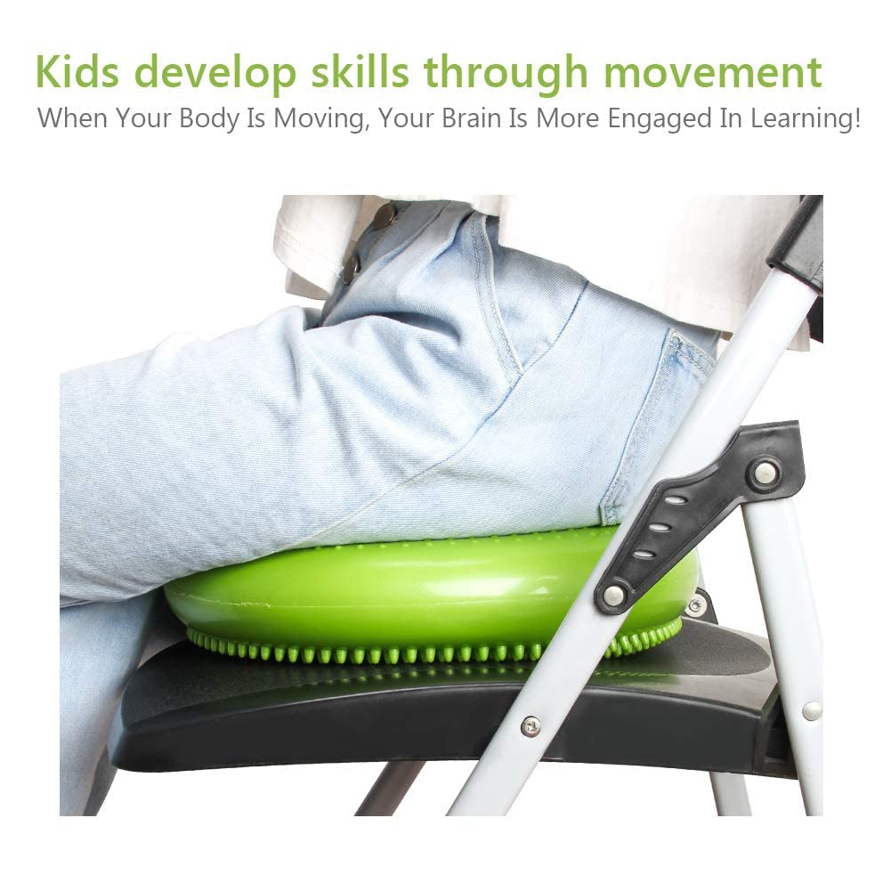 Snapklik.com : WIWAPLE Wiggle Seat, Inflatable Stability Balance Disc ...