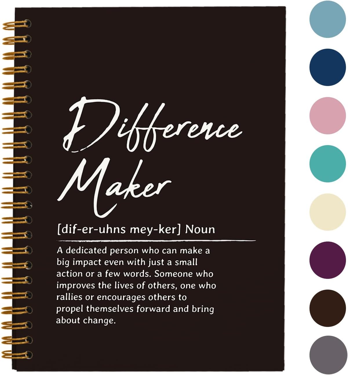 Amazon.com : Juoqg Thank You Hardcover Spiral Blank 160 Page Notebook ...