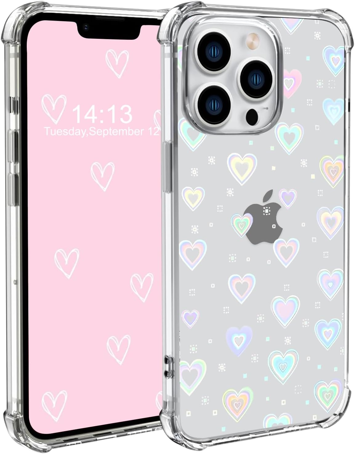 Amazon.com: CREFORKIAL Clear Case for iPhone 13 [Four Corner Reinforced ...