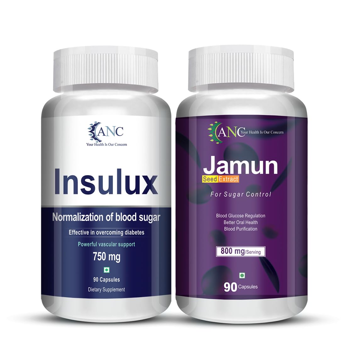 Buy ANC Natural Insulux For Boost Energy,Endocrine Health & Diabetes ...