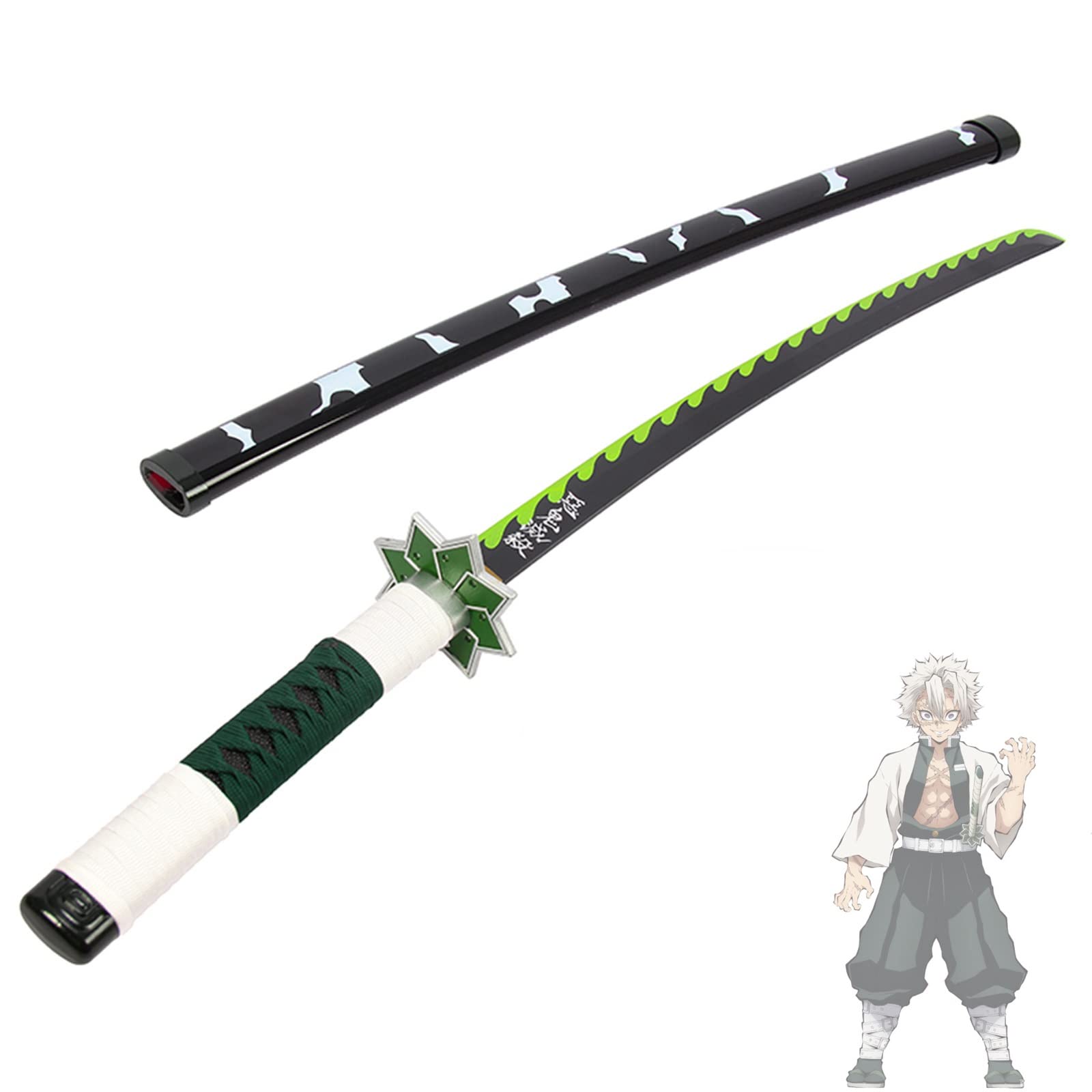 Buy Katanas Demon slayer blade Shinazugawa Sanemi Weapon COS ,Props ...