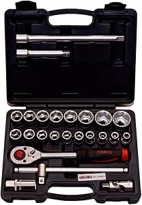 MTT Force Socket Set 1/2" SQ Drive 24 PCS, Metal - Amazon.com