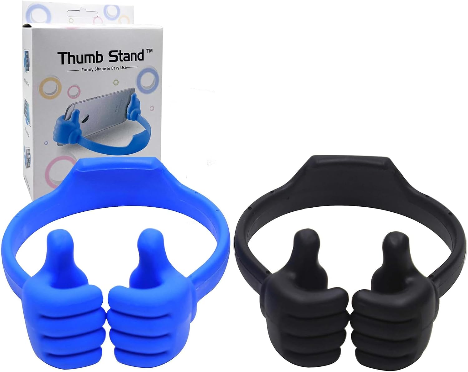 Thumbs up Cell Phone Holder, Adjustable Silicone Tablet Stand, Multi ...
