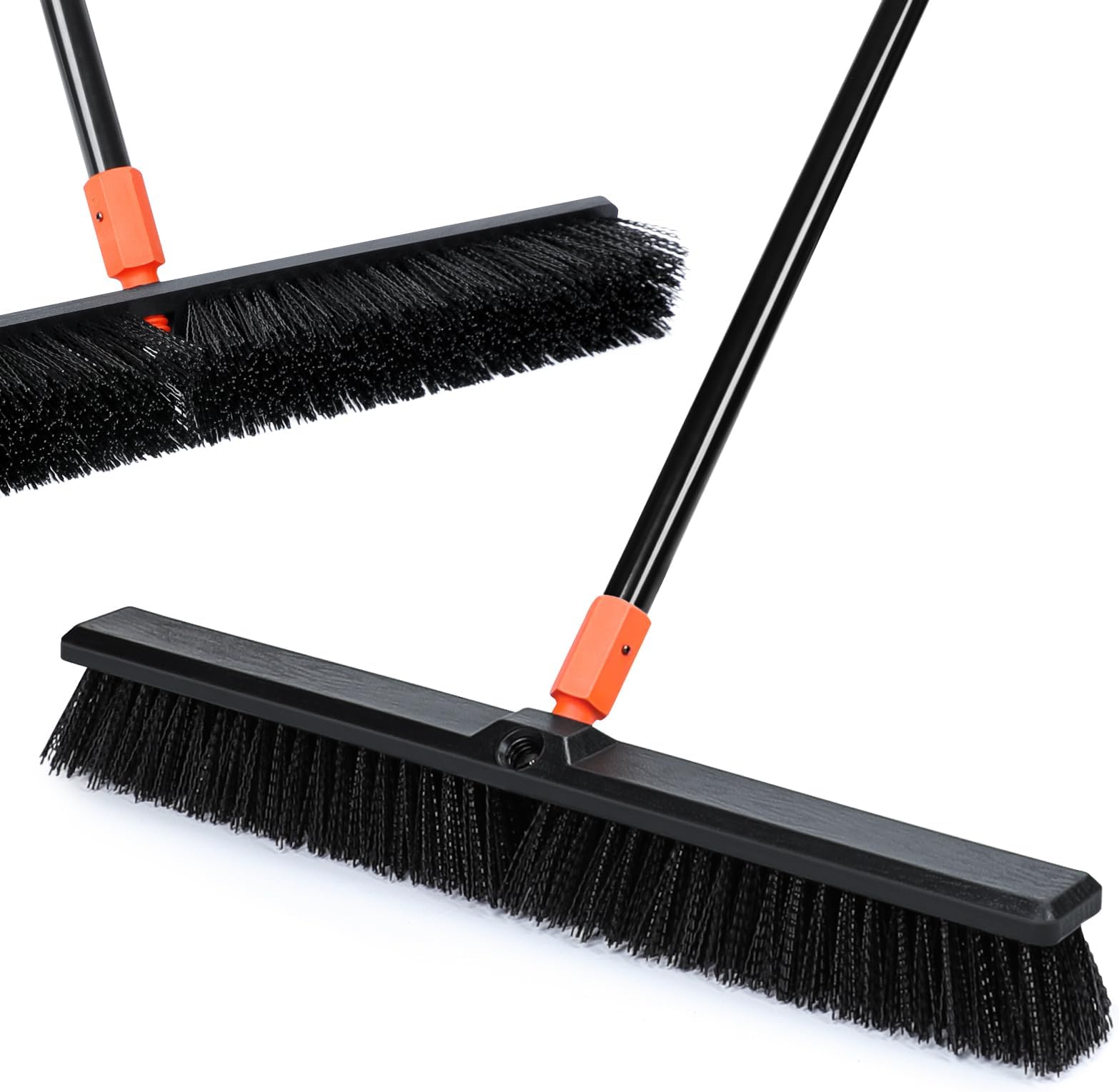 Amazon.com: 18 Inches Outdoor Push Broom Heavy Duty Shop Broom with 63 ...