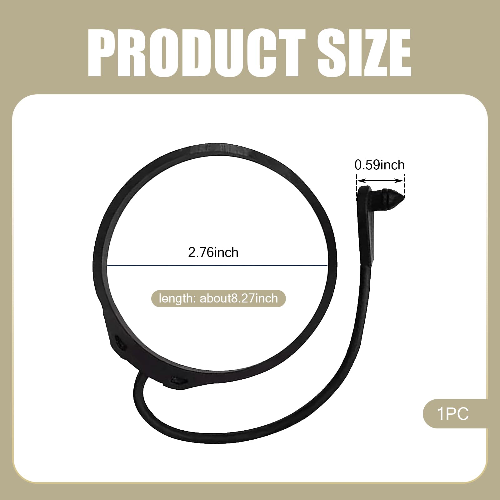 Snapklik.com : Gas Cap, Rubber Fuel Cap Anti-lost Rope, Fuel Filler Cap Traction Connection Line ...