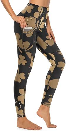 Amazon.com: SHYESOP-ey Women's Workout Leggings with Pockets Thick High ...