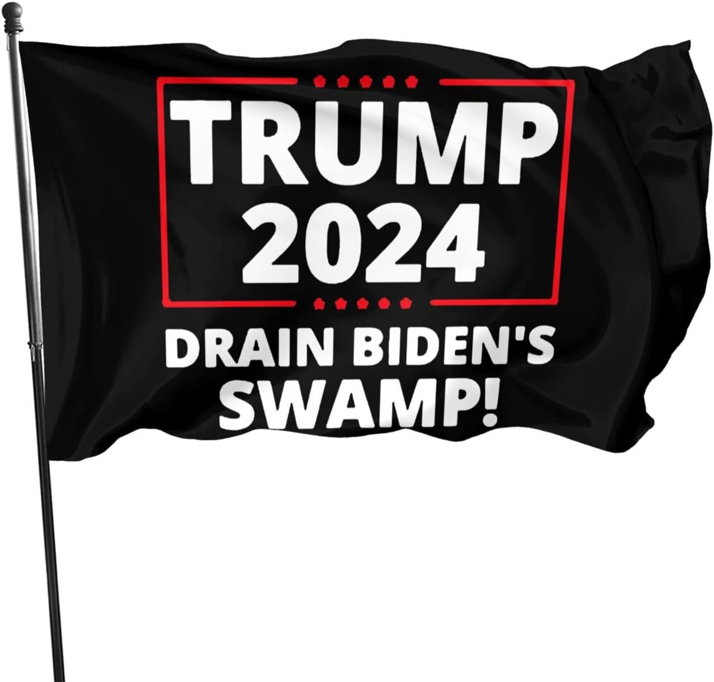 Amazon.com : Trump 2024 Drain The Swamp Garden Flag 3x5 Ft Decor ...