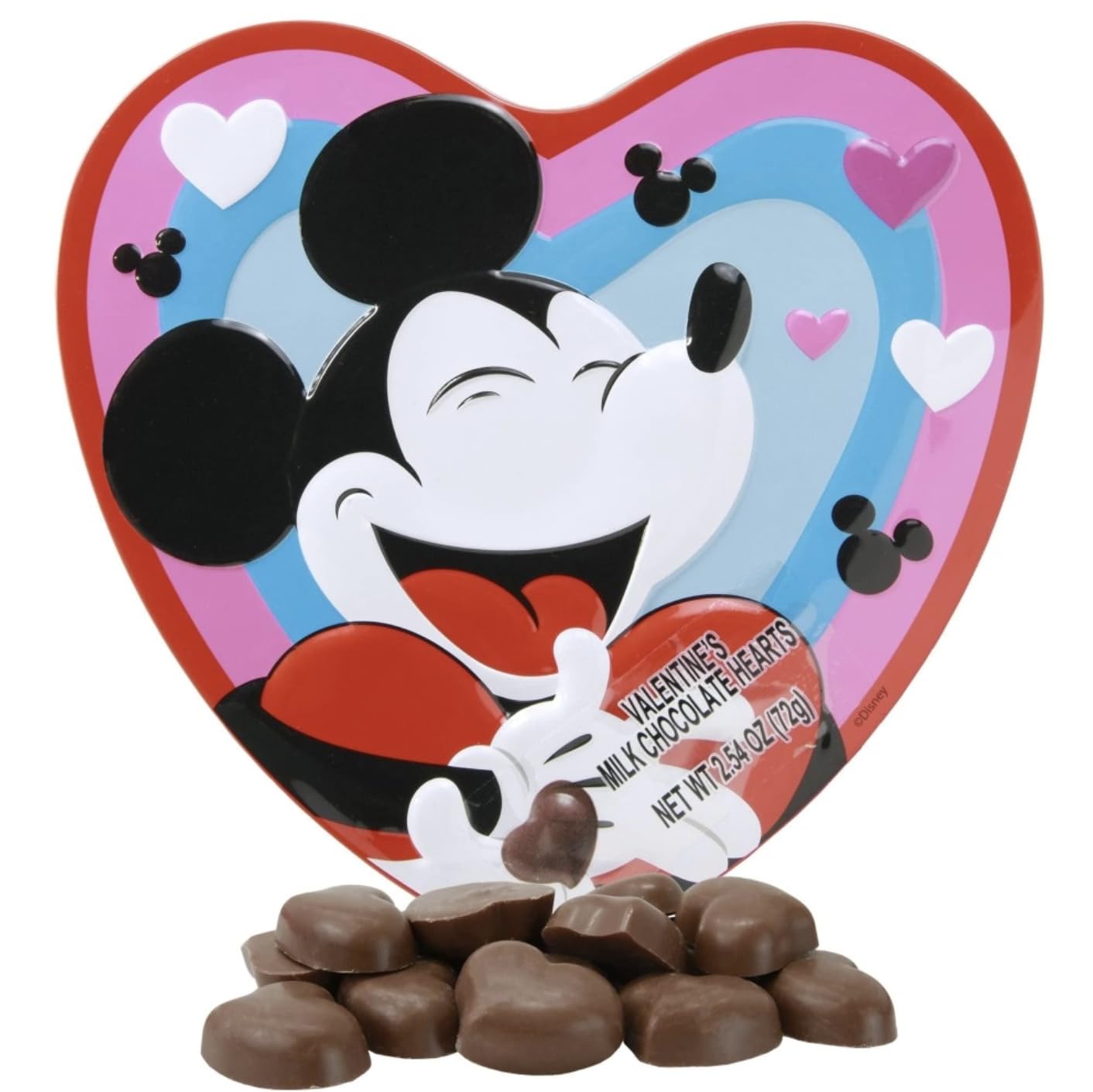 Amazon.com: Galerie Disney Mickey Mouse Heart Tin with Milk Chocolates ...