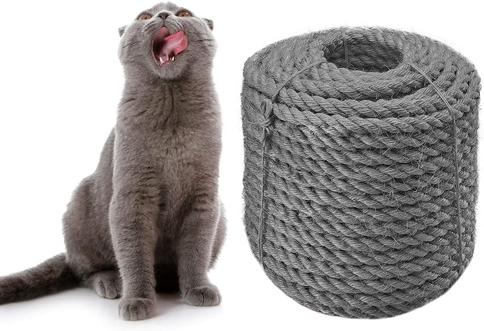 Amazon.com : Sisal Rope 6mm for Cat Scratcher Repair and Replace Cat ...