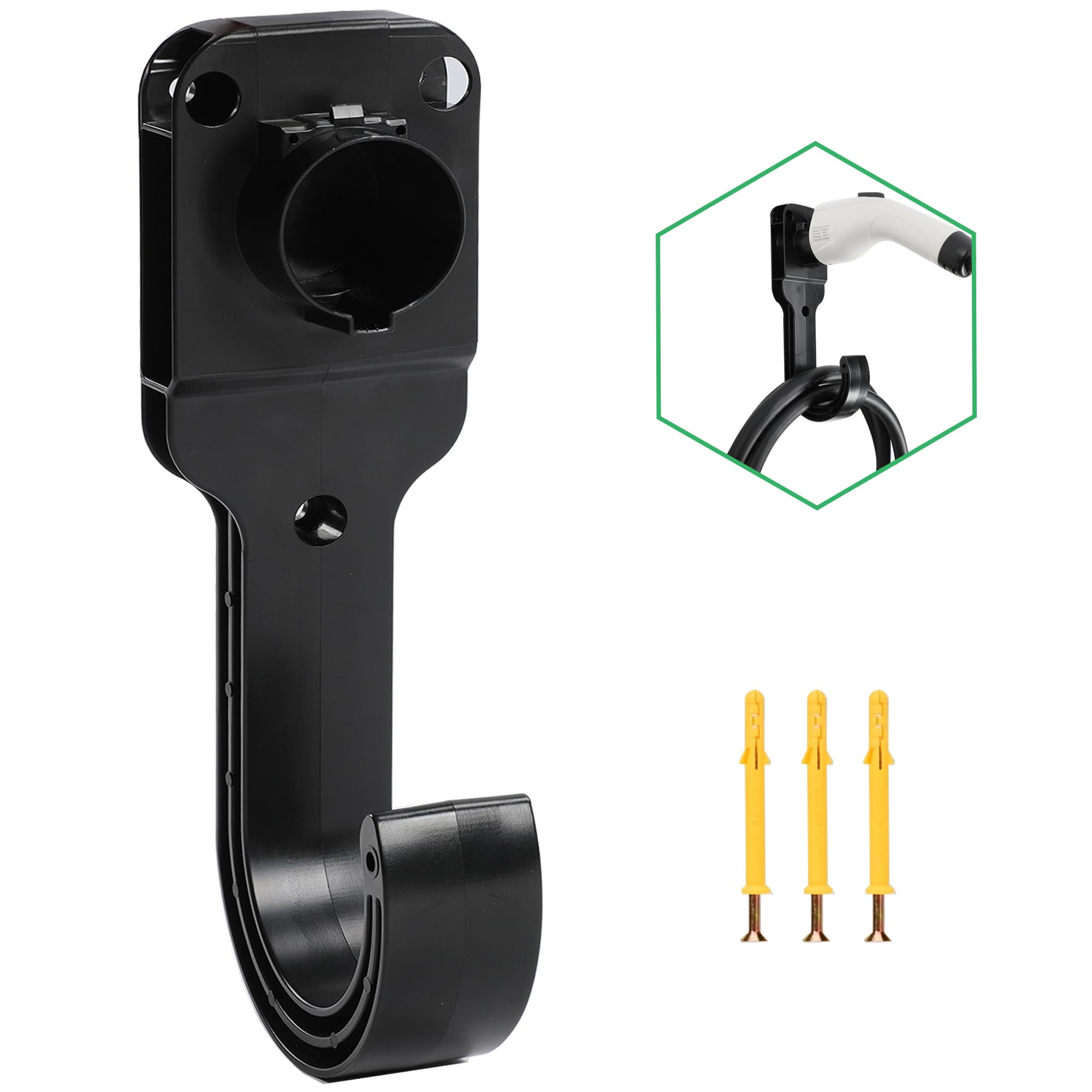 Amazon.com: Osoeri EV Charger Holder Wall-Mount Connector EV Charger ...