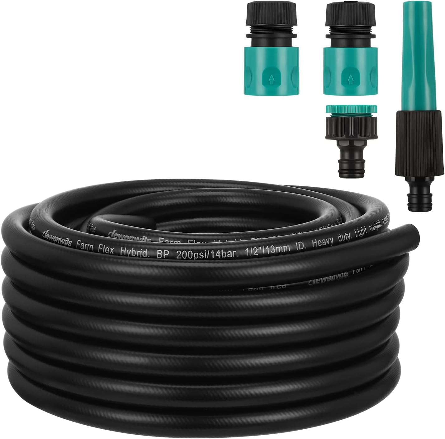 Faithfull FAIHOSE50 50M (164ft) Reinforced Hose 12.7 mm (1/2 Inch ...