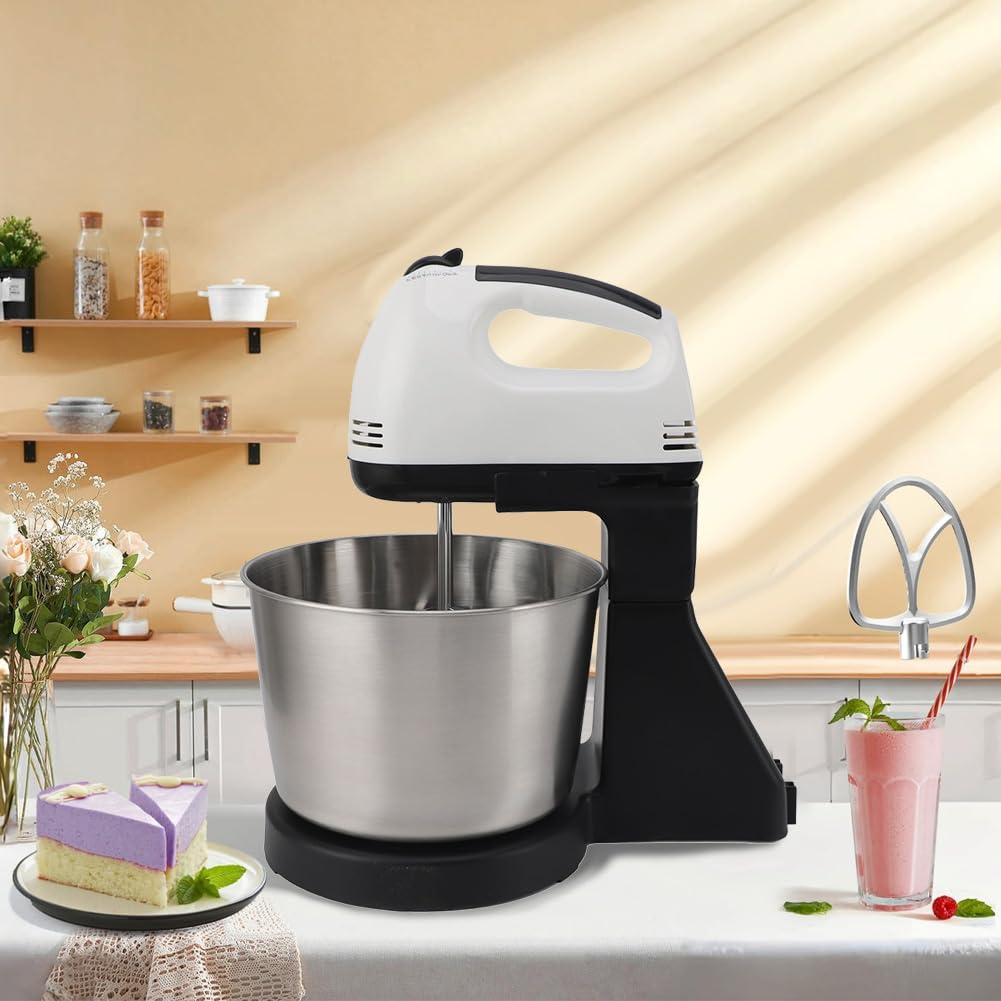 Stand Mixer 1.7L Large Mixing Bowl, Kitchen Gadgets 100W Powerful ...