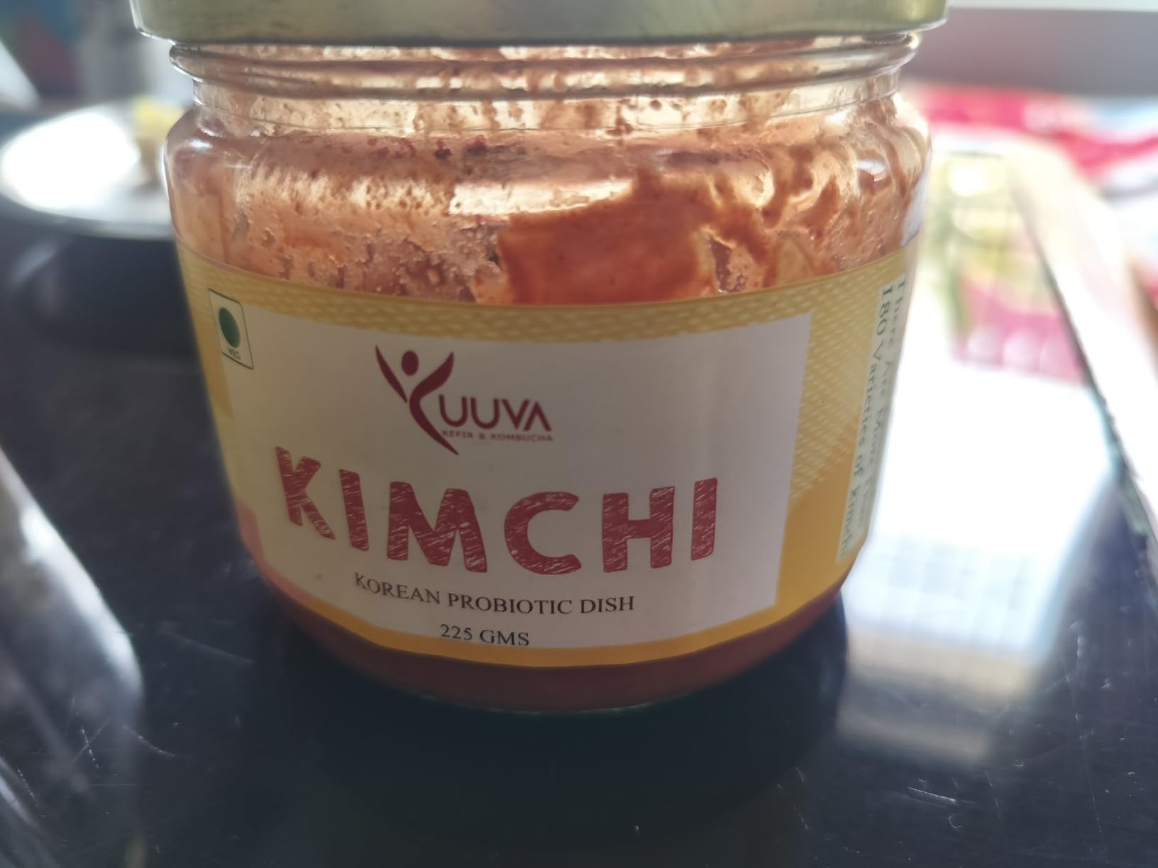 YUUVA Traditionally & Naturally Fermented Kimchi 100% Veg Hot & Spicy ...