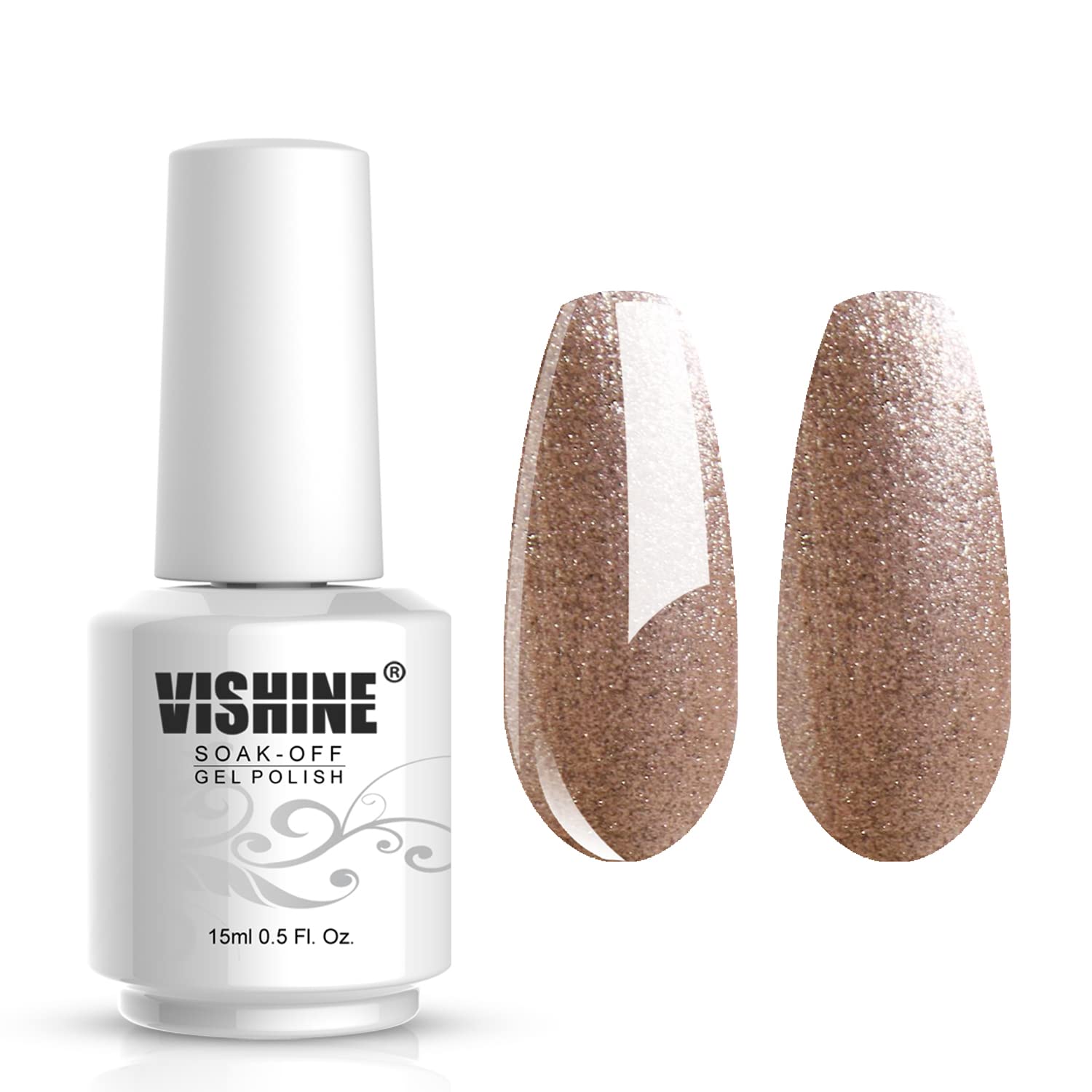 Amazon.com: Vishine Gelpolish Gel Nail Polish Lacquer Shiny Color Soak ...