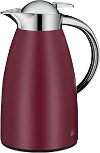 Amazon.com: alfi Signo 1421.240.100 Metal Ruby Red Mat Coffee Pot with ...