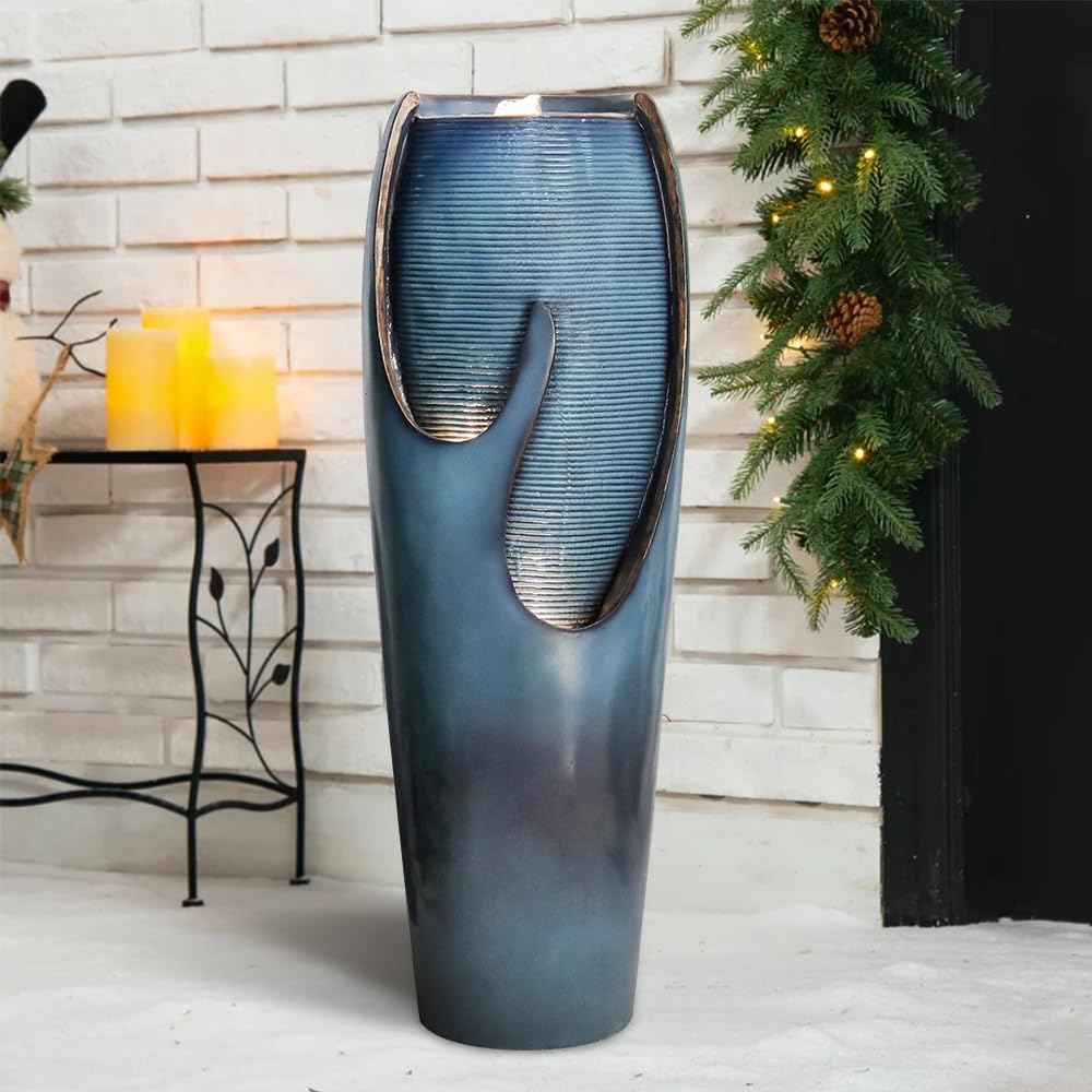 Tall Vase Water Fountains Garden Water Features And Fountains | Pots