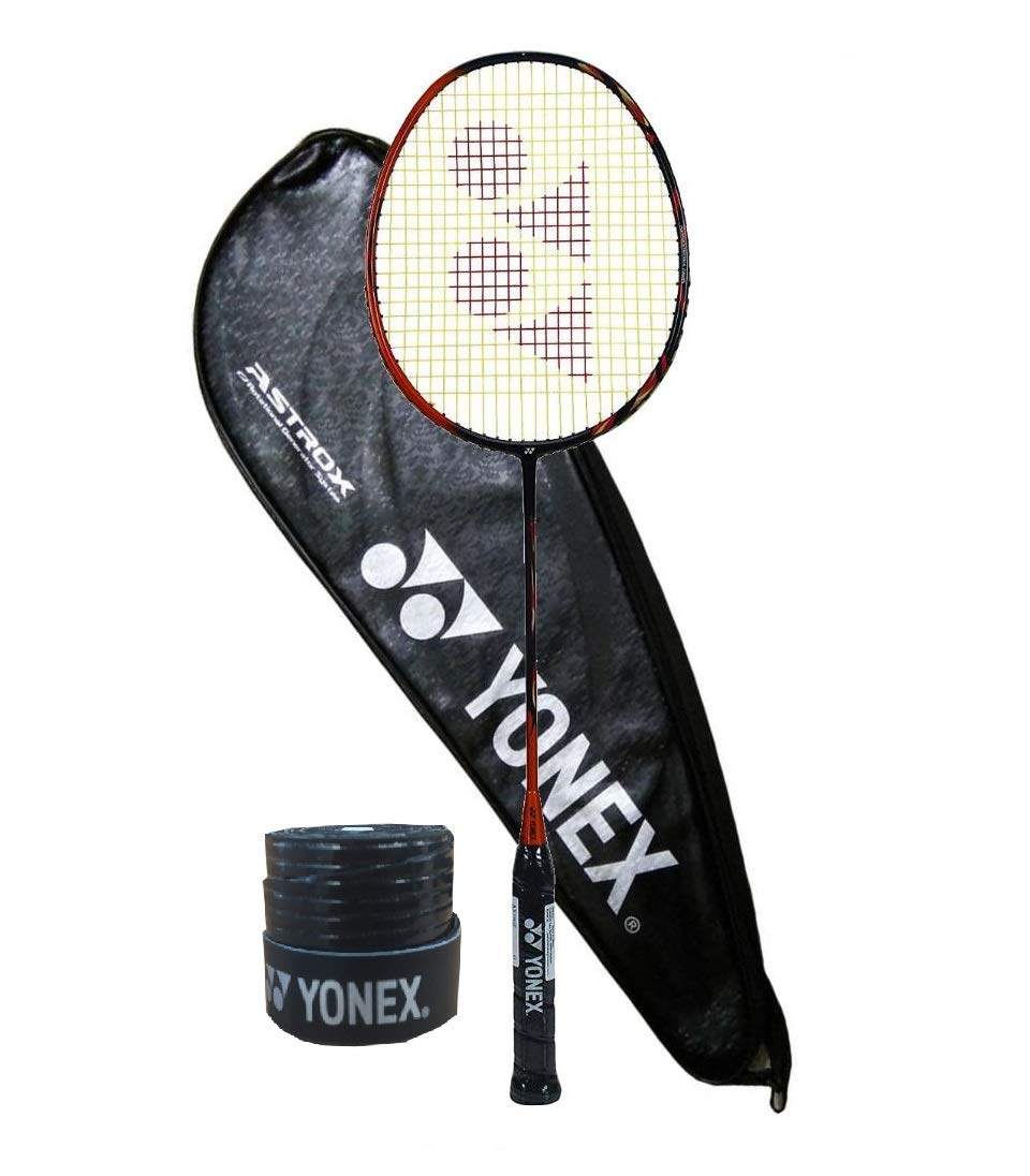Buy YONEX Astrox 39 Strung Badminton Racquet (Shine Orange, G4, 85-92 ...