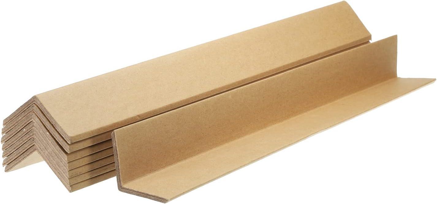 PATIKIL Lot de 24 protections d'angle réglables en carton en forme de L ...