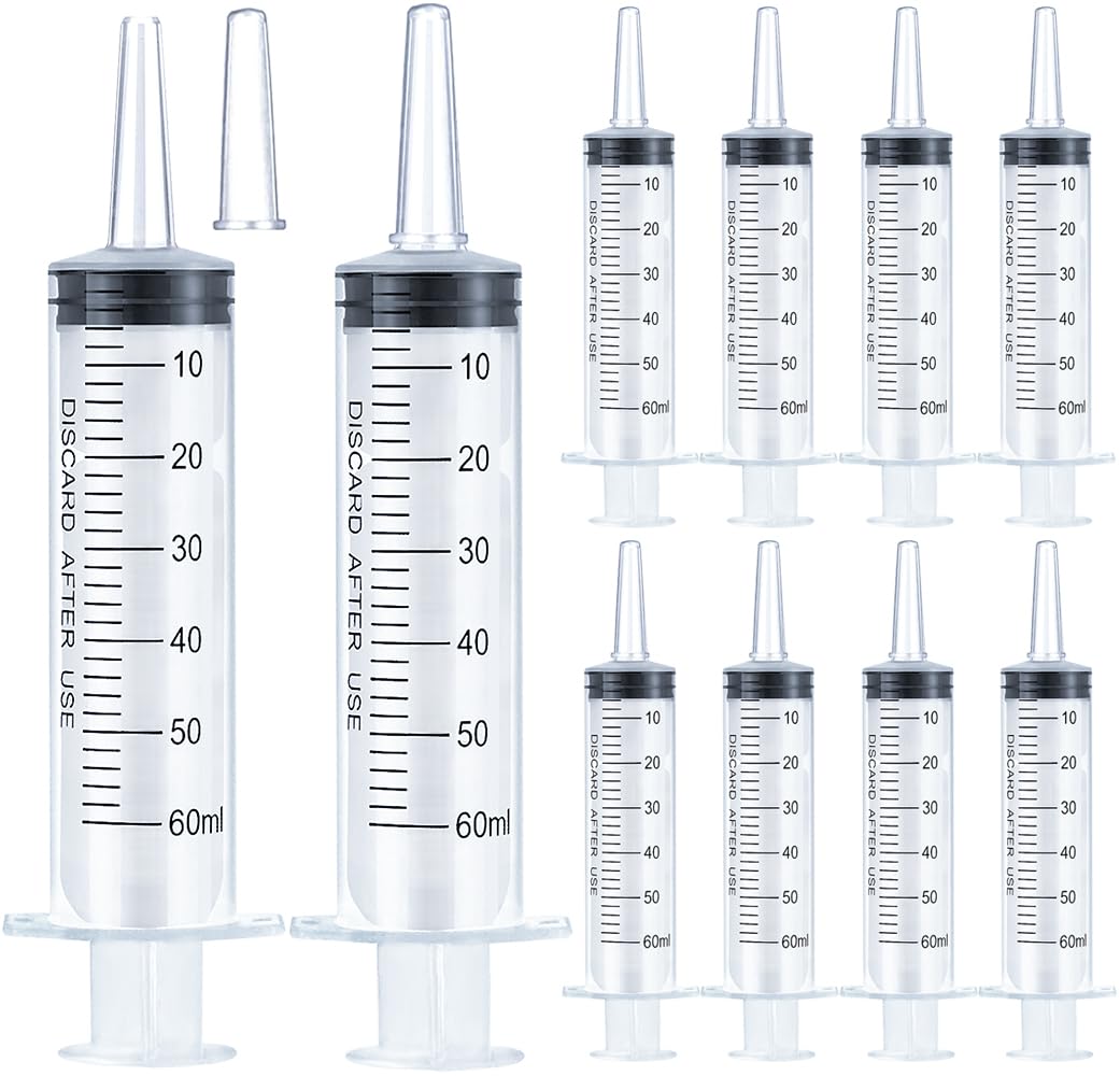 Buy 60ml Syringe for Liquid, Oral, Scientific Labs, Measurement ...