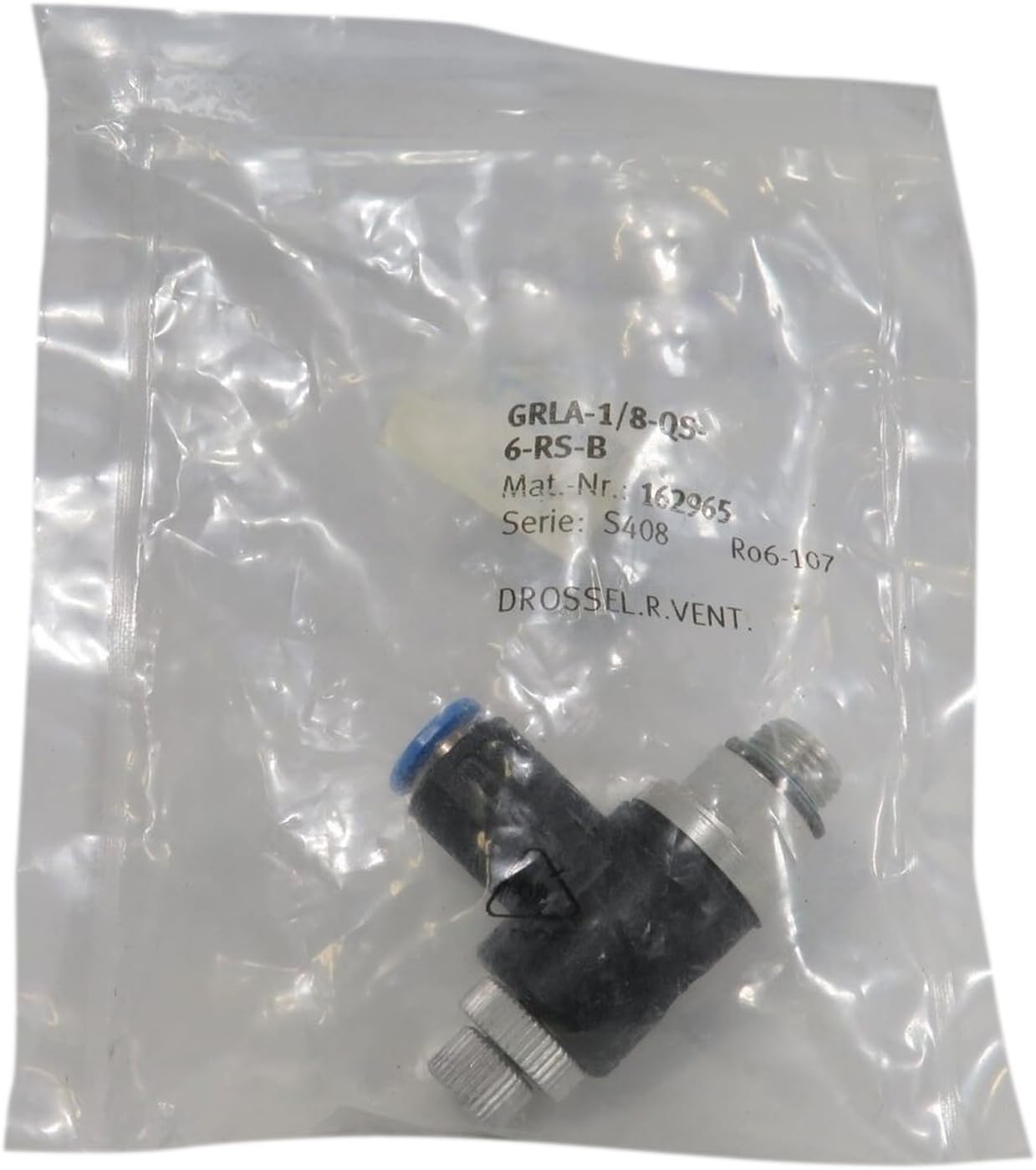 Amazon.com: GRLA-1/8-QS-6-RS-B 162965 Sealed in Box with Warranty ...