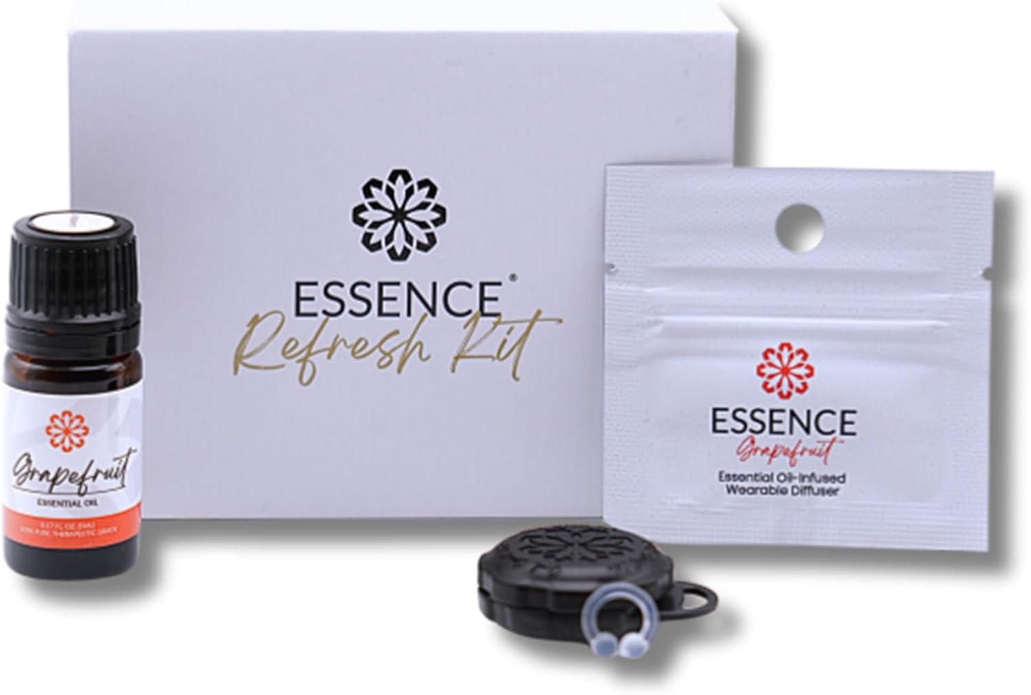 Amazon.com: Essence Wearable Aromatherapy Nasal Diffuser – Grapefruit ...