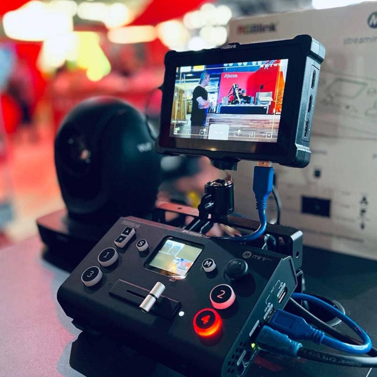 Amazon.com: RGBlink Video Switcher and Live Streaming Encoder with NDI ...