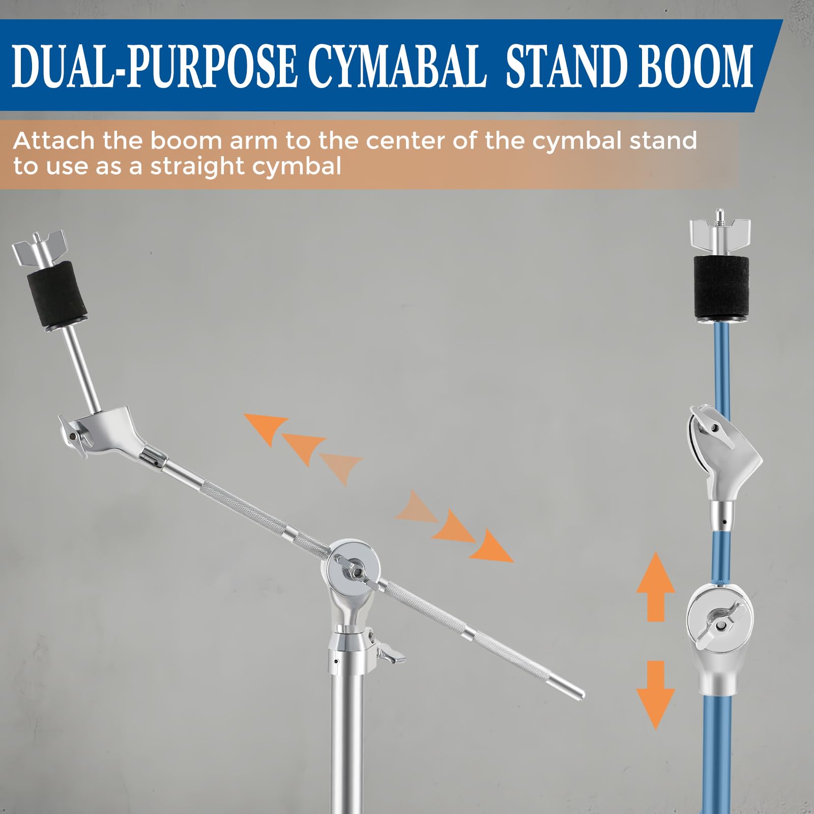 Snapklik.com : RANMING Boom Cymbal Stand Adjust High Straight And Boom ...
