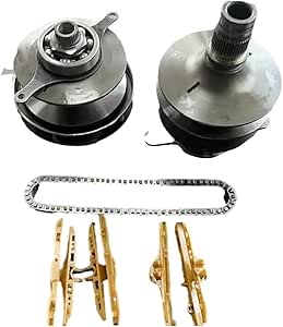 Amazon.com: TR580 CVT Automatic Transmission Gearbox Pulley and Chain Belt Sprocket Assembly ...