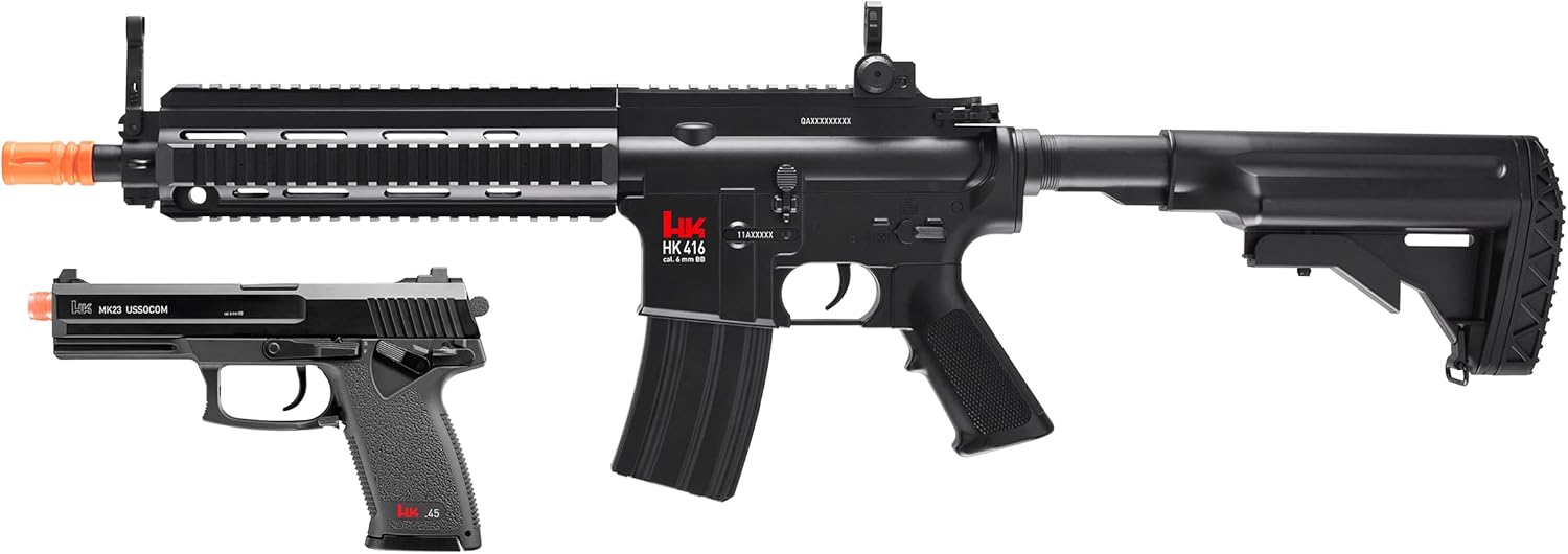 Umarex HK Heckler & Koch HK416 AEG – Pistola de fusil BB de 0.236in ...