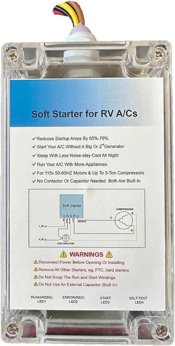 ACA Soft Start Kit Compatible for Rv Campers and Can Use a Small ...