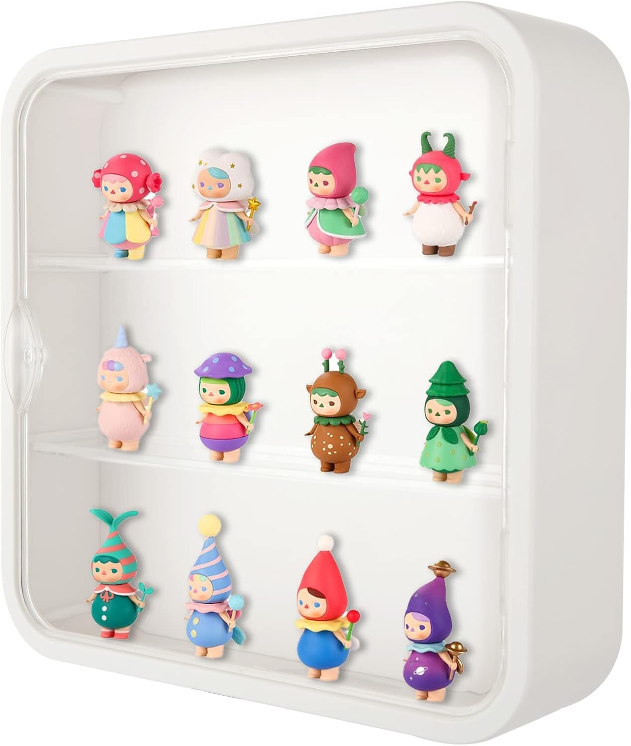 Amazon.com: CertBuy Clear Display Case for Figures Wall-Mounted Doll ...