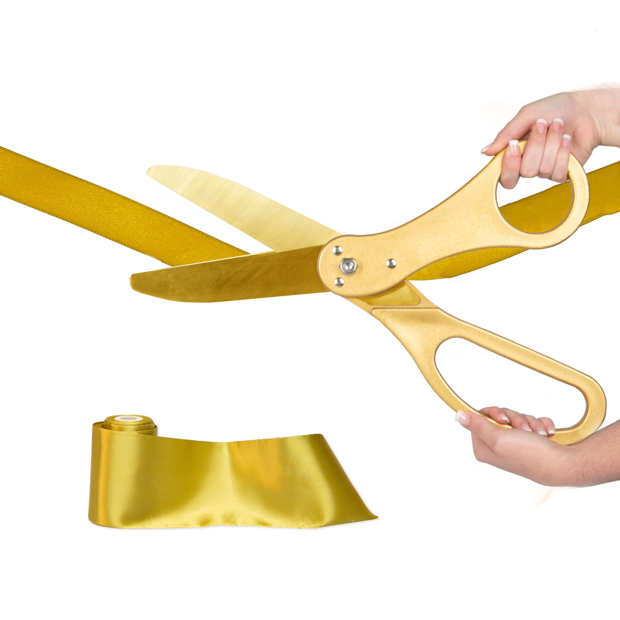 Amazon.com: Crutello Ribbon Cutting Ceremony Kit - Grand Opening Ribbon and Scissors - 21" Giant ...