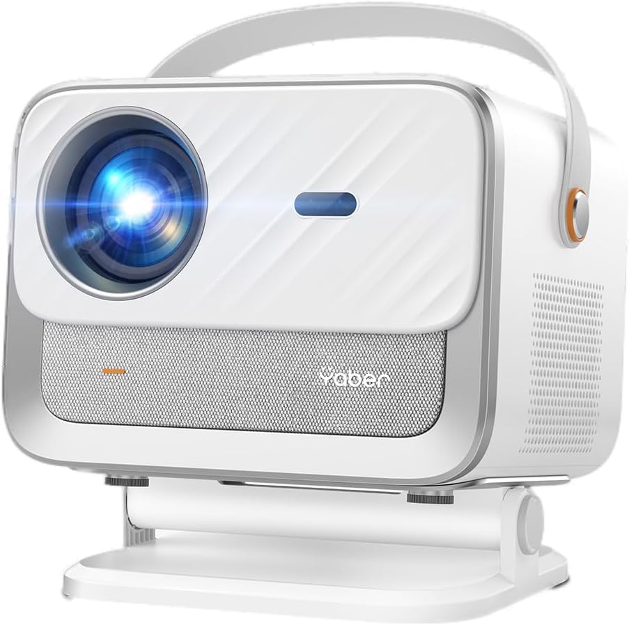 【Auto Focus & Keystone】 4K Projector, YABER Portable Projector with ...