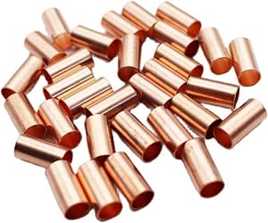 Amazon.com: Copper Tube Crimping Terminal Cable Connector Cold Pressed ...