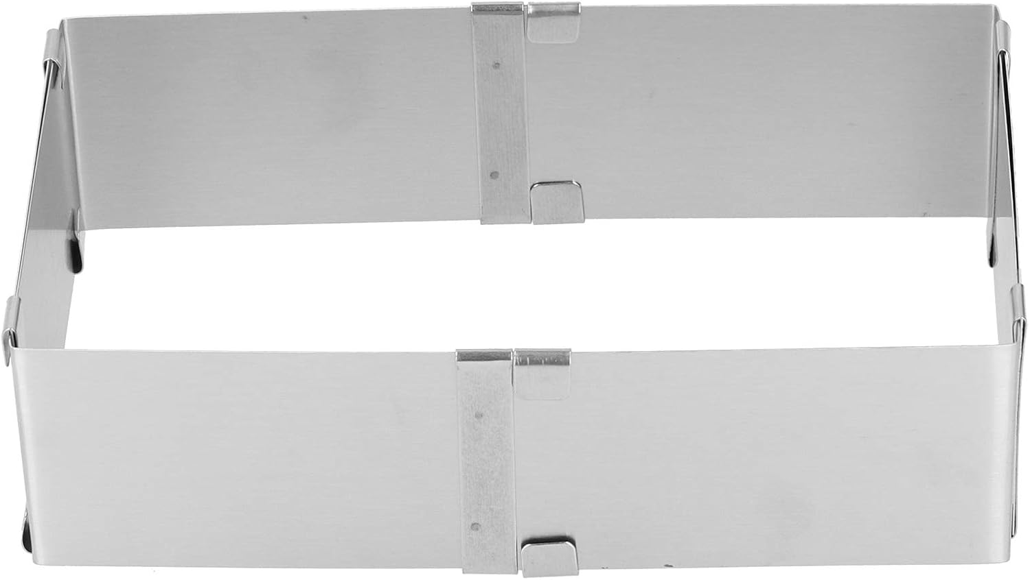 Amazon.com: Stainless Steel Extensible Cake Ring Molds, Square Mousse ...